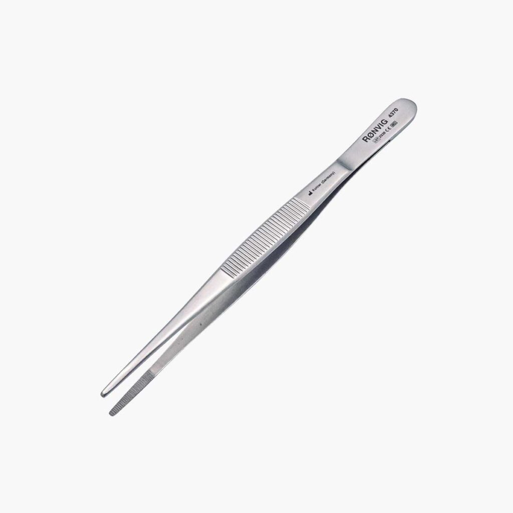 Pincet dental, anatomisk, lige | Køb hos RØNVIG Dental >>